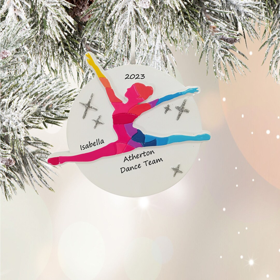 Personalized Dance Ornament - Dance Team Kids Christmas Ornament 2024 ...