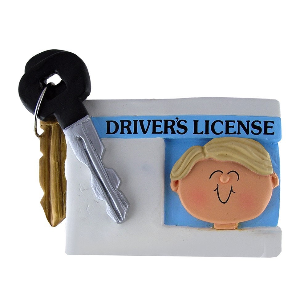 PERSONALIZED New Driver Ornament / Driver's License - Etsy