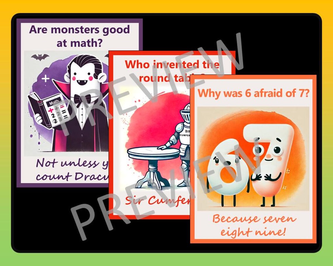 Funny Math Puns Poster Bundle: STEM Classroom Decor (PDF Download) - Etsy