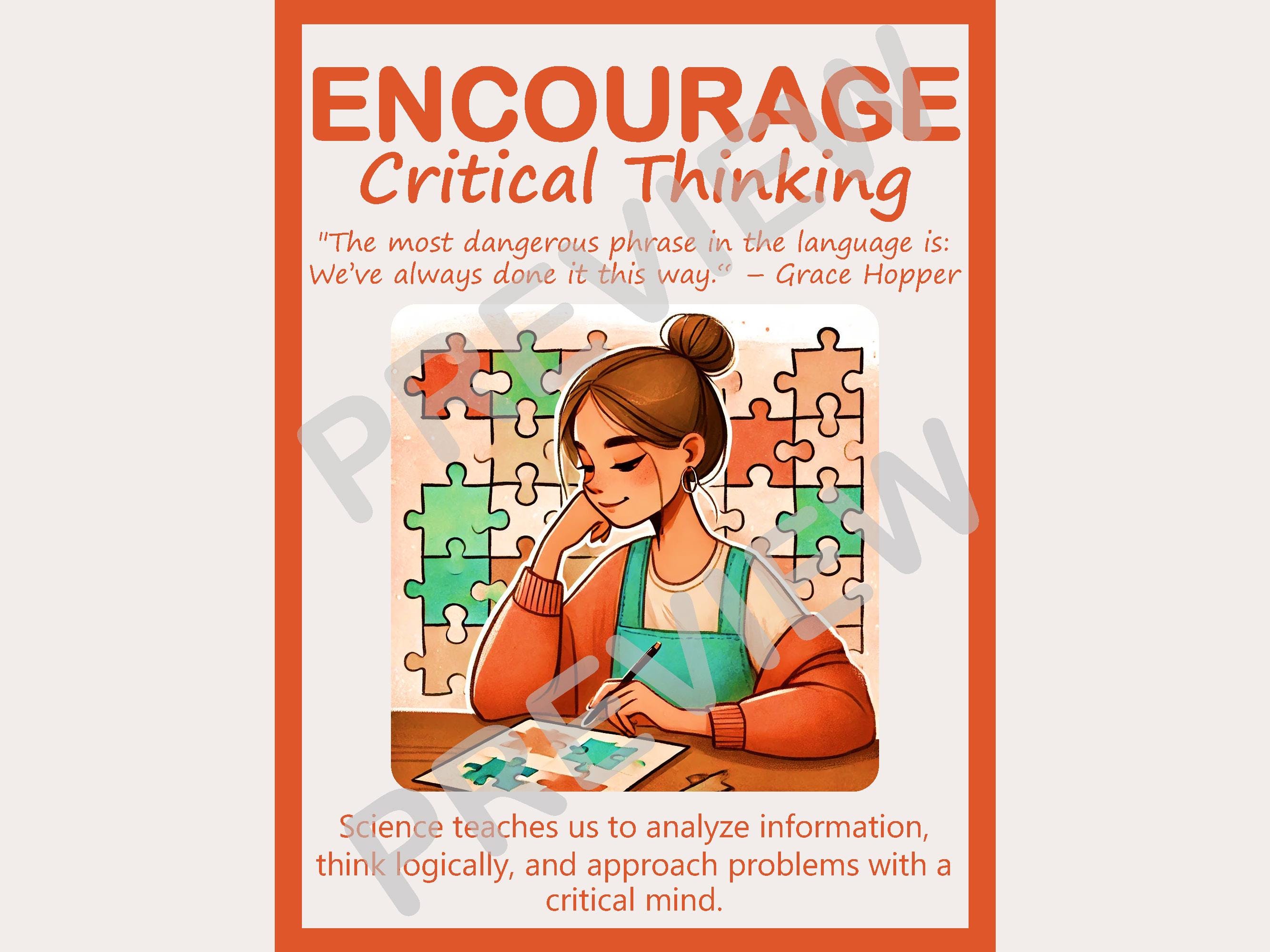 Science Classroom Posters: STEM Decor, Inspirational Quotes (PDF ...