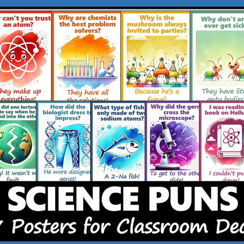 Science Pun - Etsy