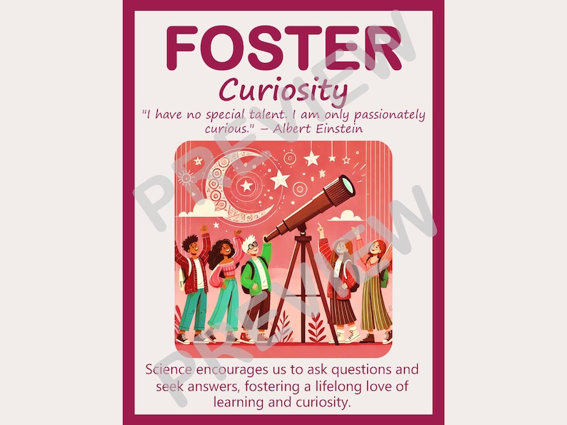 Science Classroom Posters: STEM Decor, Inspirational Quotes (PDF ...