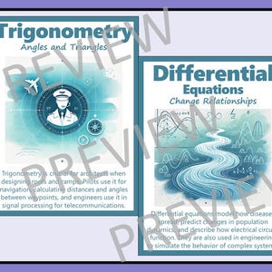 Real World Math Posters | Branches of Math Bulletin Board | What Does ...