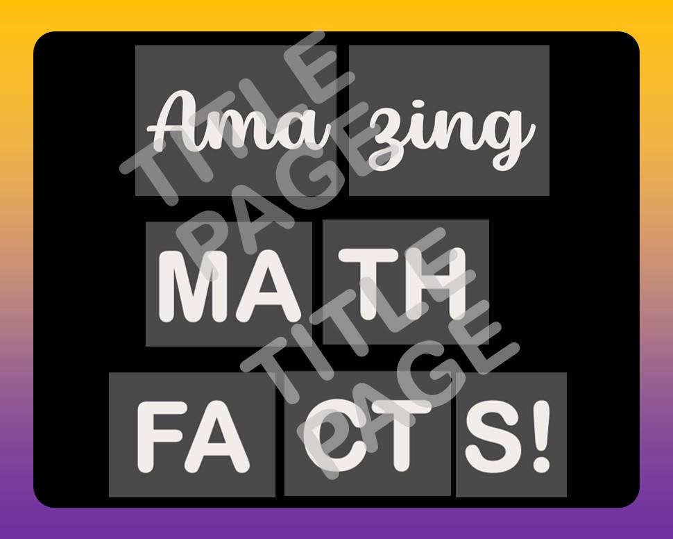 Math Facts Poster Set: STEM Classroom Decor Bulletin Board (digital ...