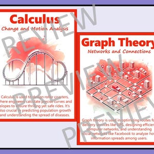 Real World Math Posters | Branches of Math Bulletin Board | What Does ...