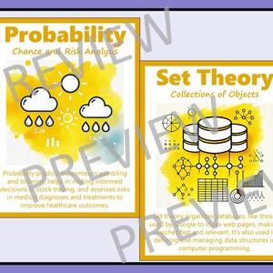Real World Math Posters | Branches of Math Bulletin Board | What Does ...