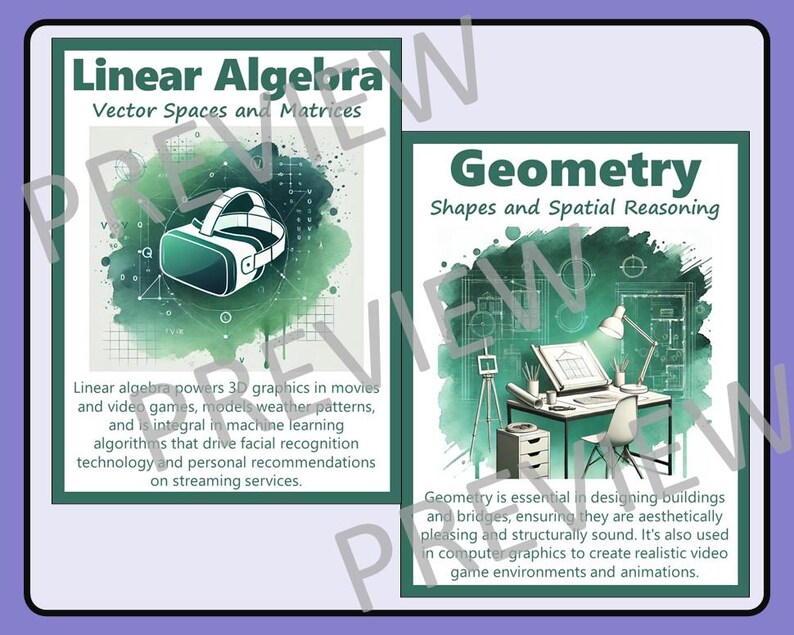 Real World Math Posters | Branches of Math Bulletin Board | What Does ...