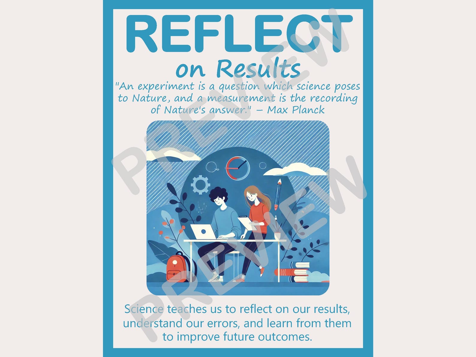 Science Classroom Posters: STEM Decor, Inspirational Quotes (PDF ...