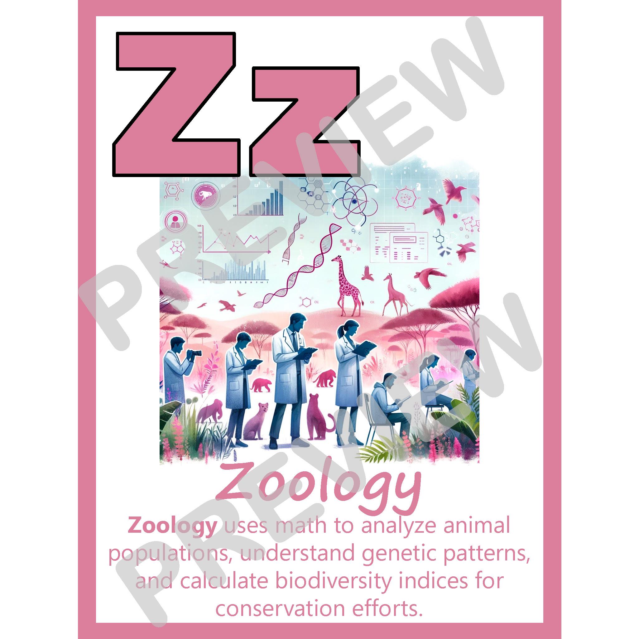 Math Alphabet Posters | Math is Everywhere in Everyday Life Poster Set ...