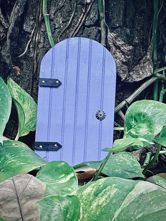 Fairy Door Gnome Door Fairies Handmade in USA Lavender Luv | Etsy
