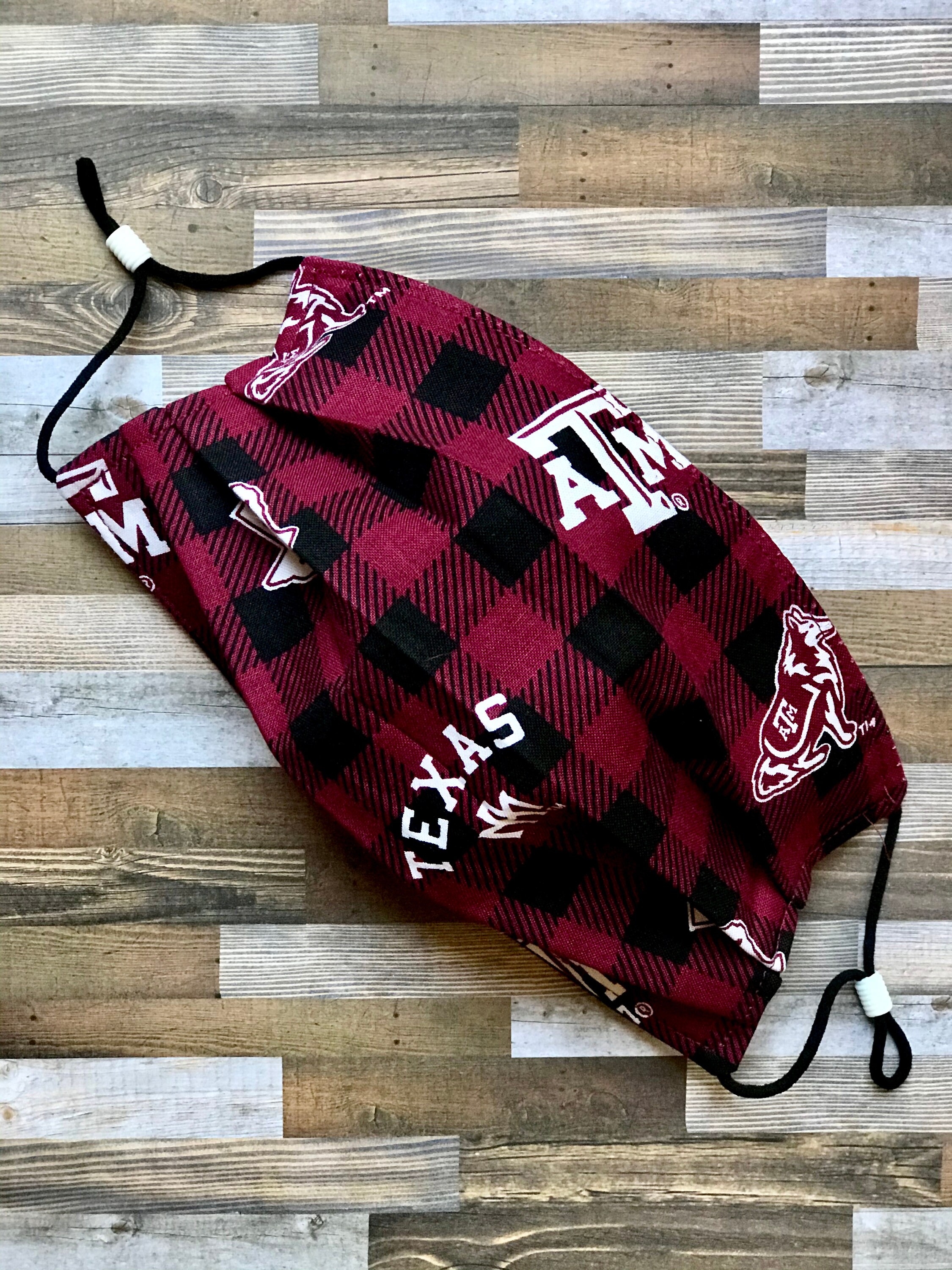 Aggie Face Mask, College Face Mask, Maroon Out Mask, Triple Layer Mask ...