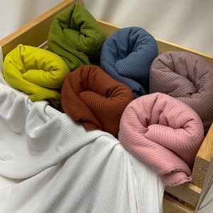 Rib 3X3 Knit Fabric Solid, Fabric by the Yards, Sweater Knit Fabric ...