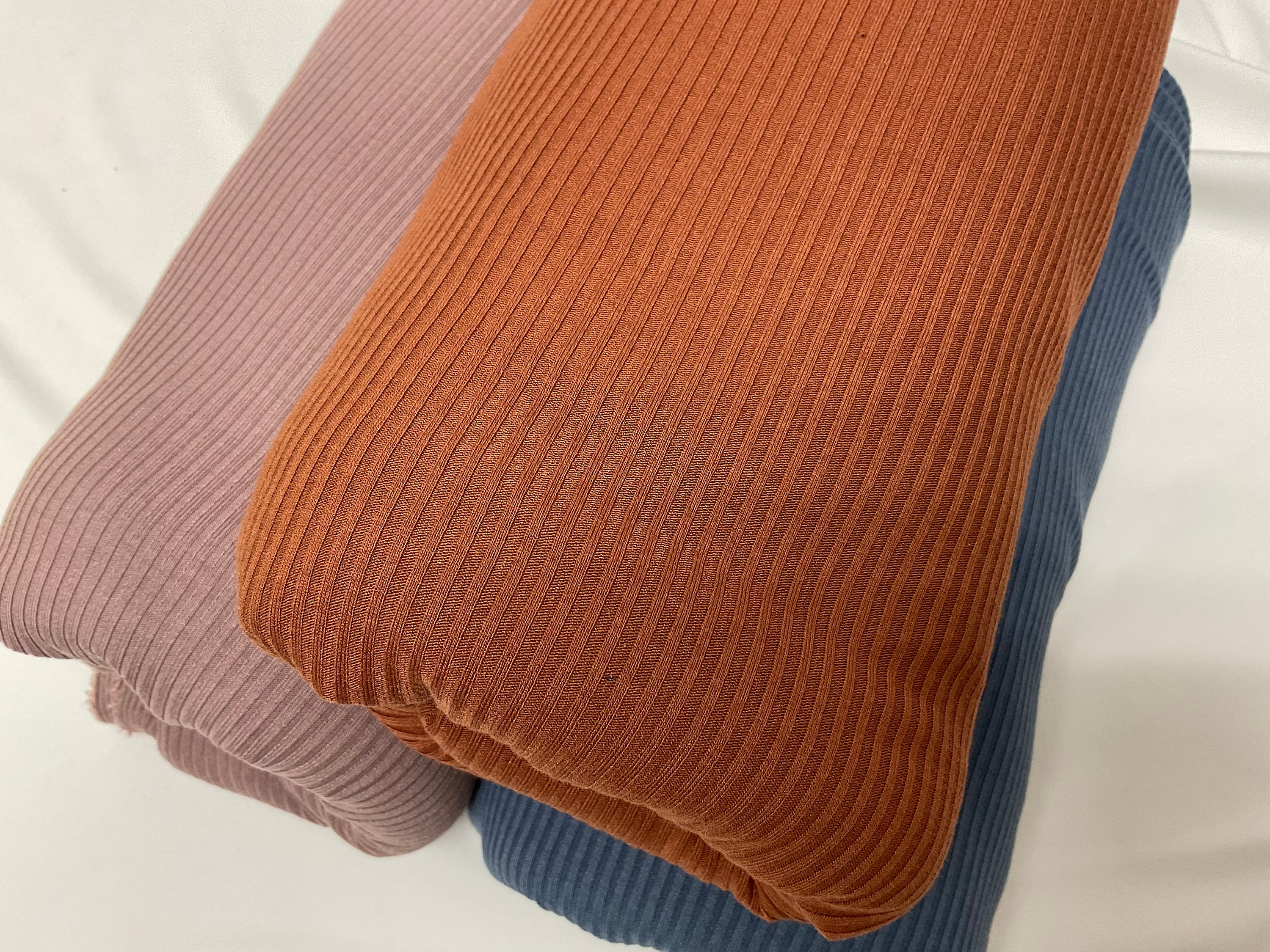 Rib 3X3 Knit Fabric Solid Fabric by the Yards Sweater Knit - Etsy