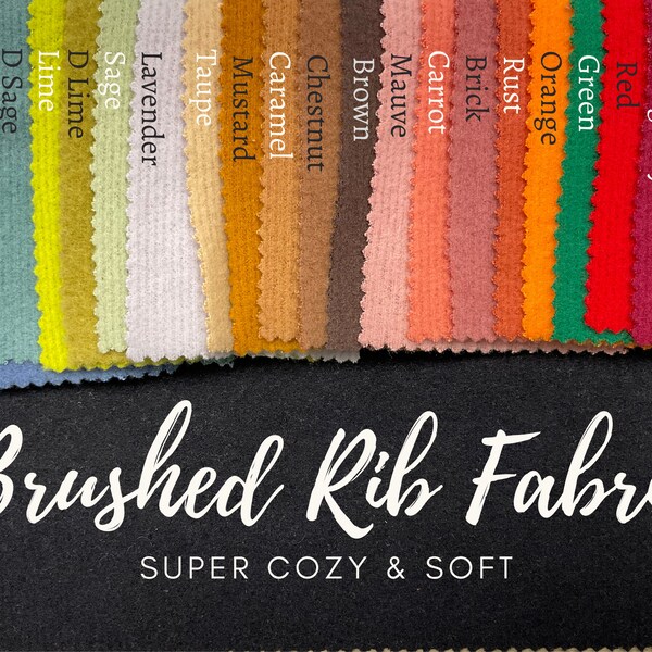 Ribbed Knit Fabric - Etsy
