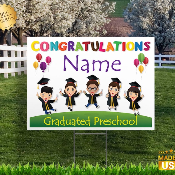 5th Grade Graduation Yard Sign - Etsy