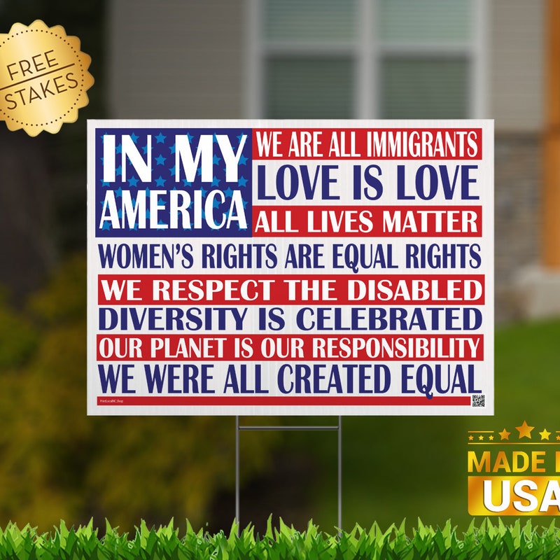 We Believe Conservative Yard Sign - Etsy