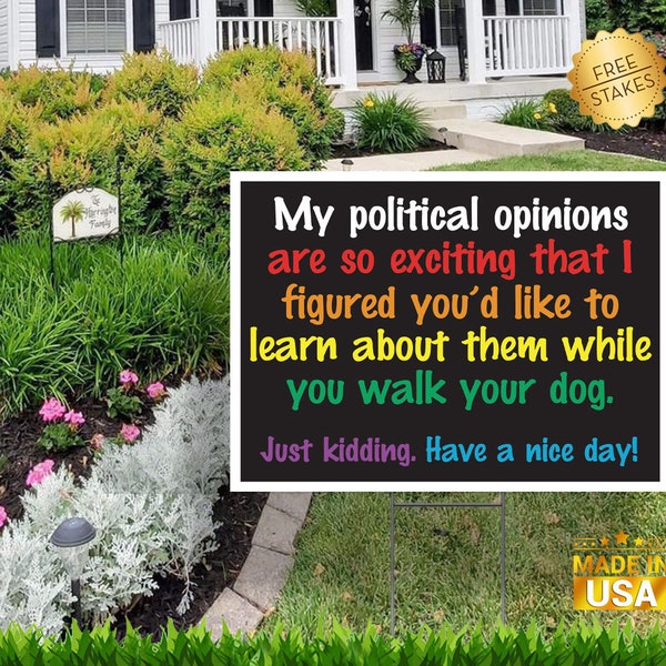 Political Yard Signs - Etsy