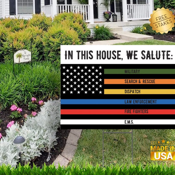 Military Yard Sign - Etsy