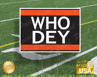 Who Dey Sign - Etsy