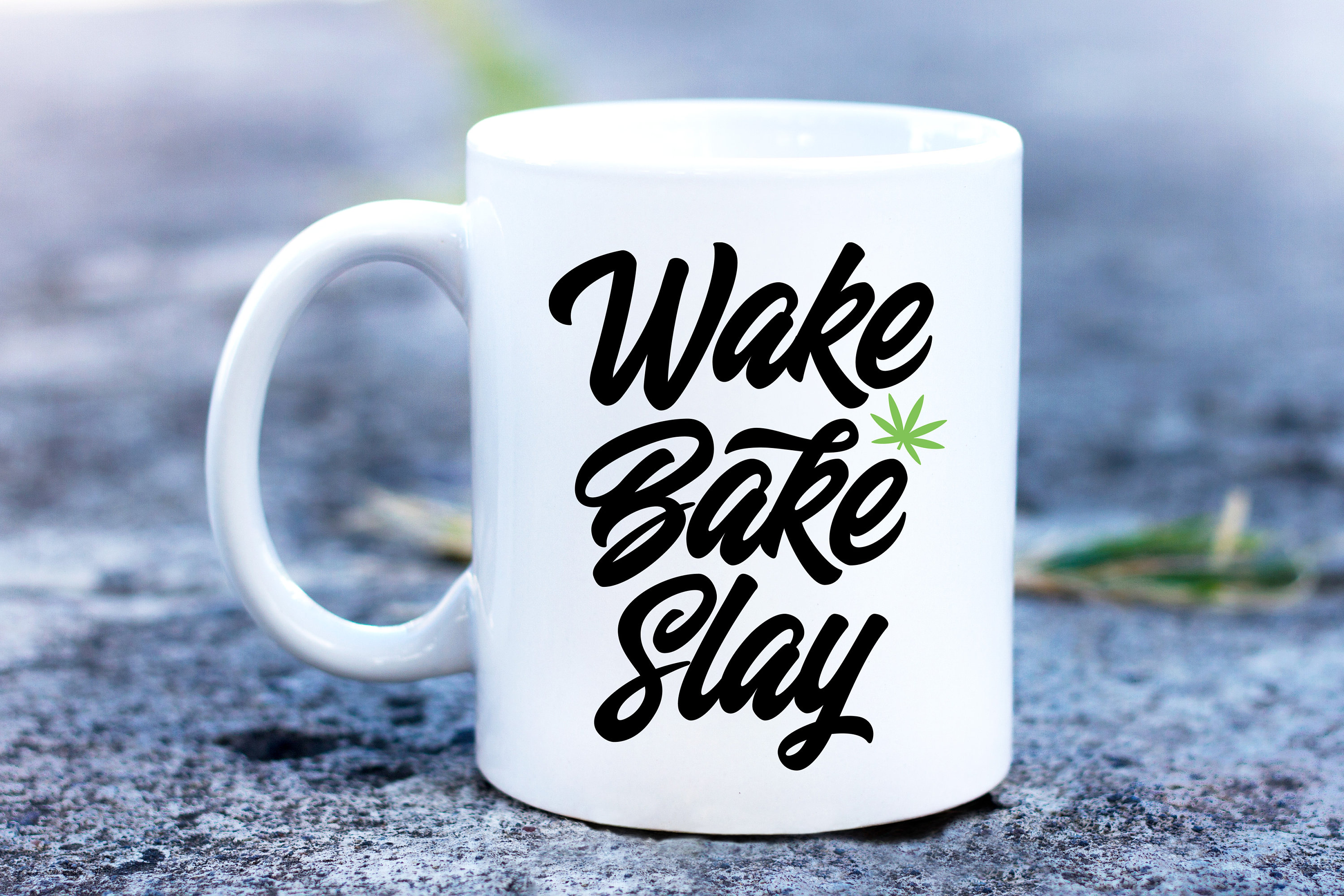 Wake Bake Svg Wake Bake Slay Svg Pot Svg Dxf Kush Svg Dxf Etsy