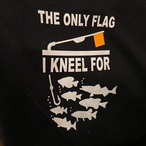 The Only Flag I Kneel for Ice Fishing Sweatshirt - Etsy