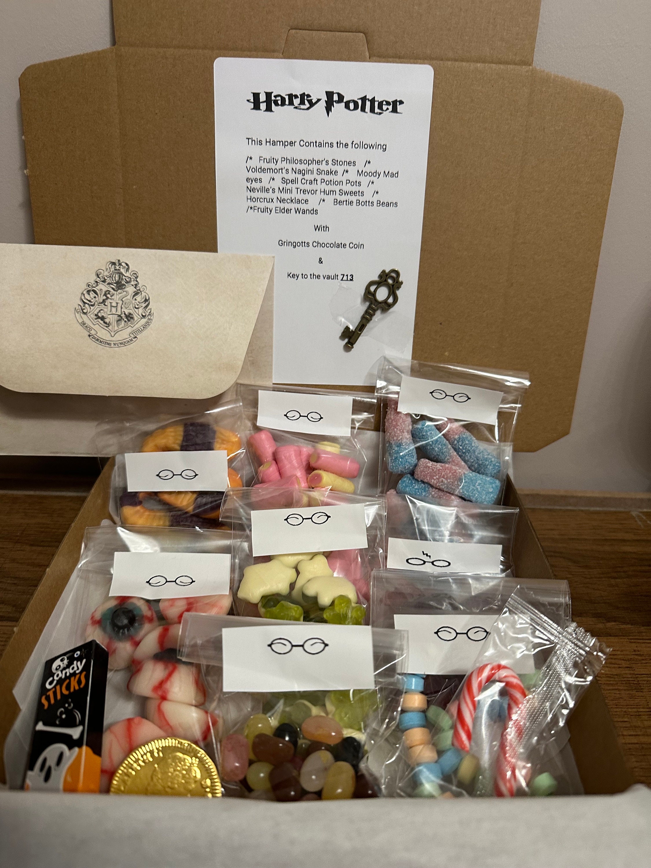 Hogwarts Sweet Hamper Plus Free Gringotts Key to the Vault and ...