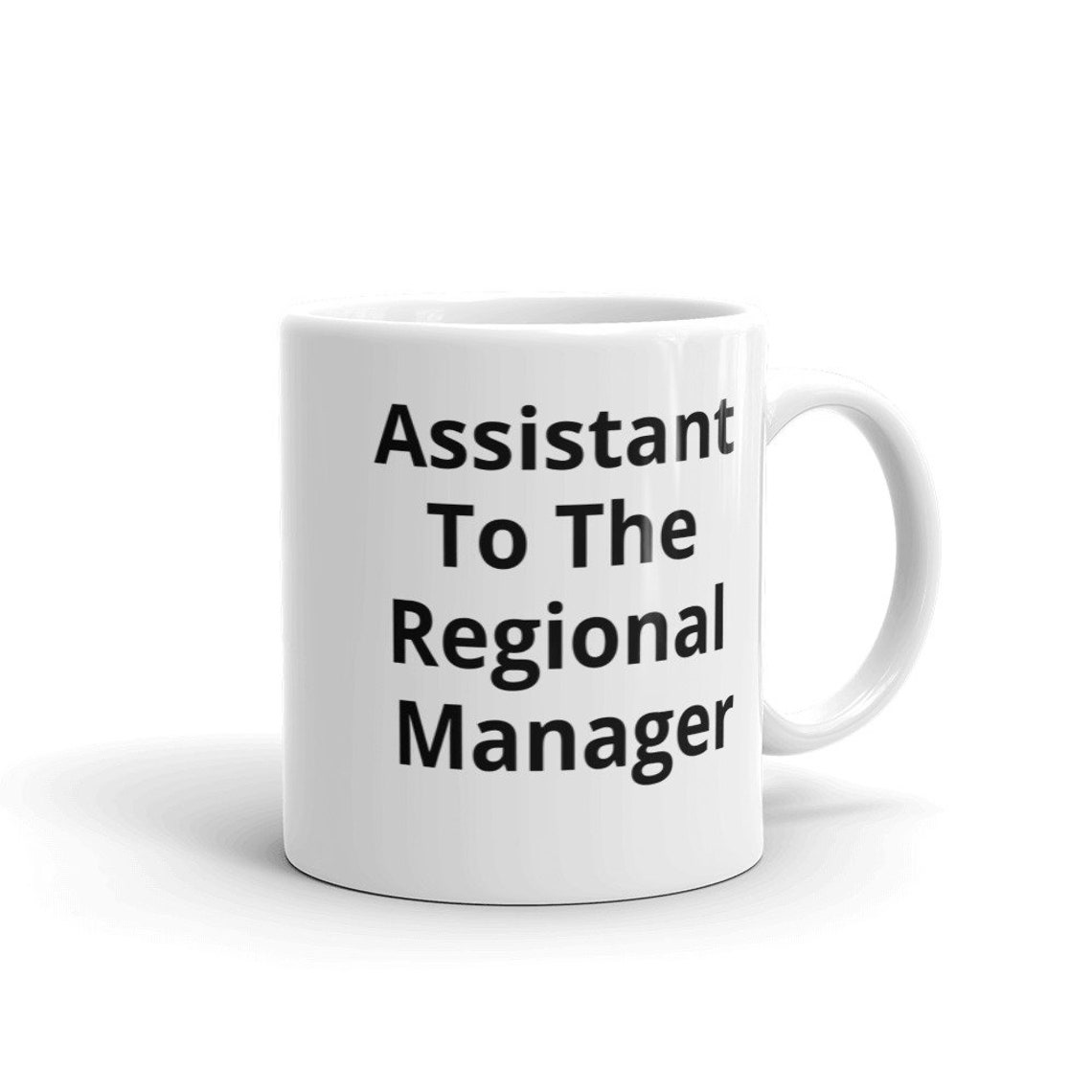 The Office assistant to the Regional Manager Quote Mug | Etsy