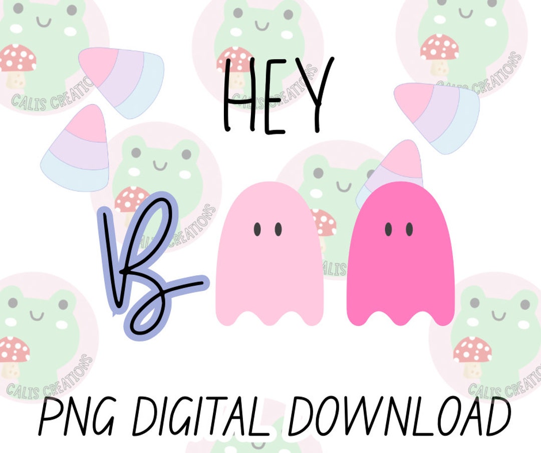 Hey Boo PNG - Etsy