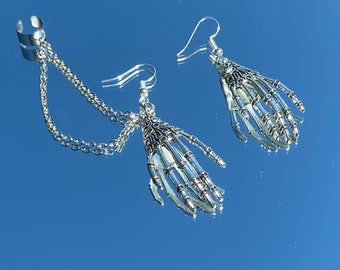 Skeleton Hand Cuff - Etsy