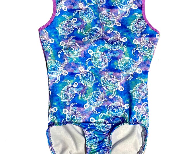 Gymnastics Leotard - Sea Turtle - Etsy