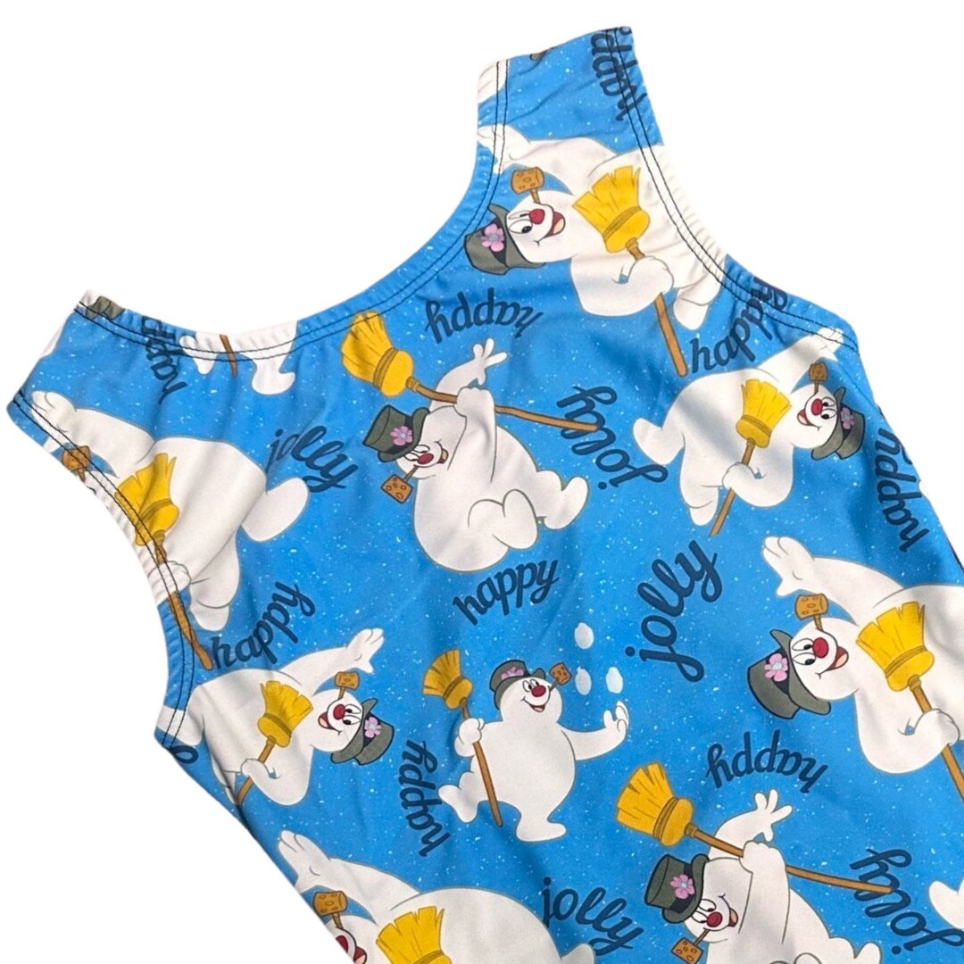 Gymnastics Leotard - Christmas Leotard- Happy Snowman - Etsy