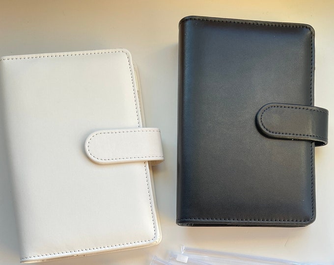 Black White Budget Planner | Custom A6 Budget Binder | Personalized A6 ...