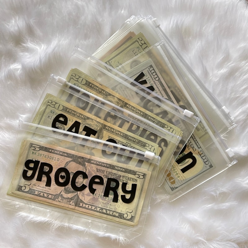 Zipper Cash Envelopes - Etsy