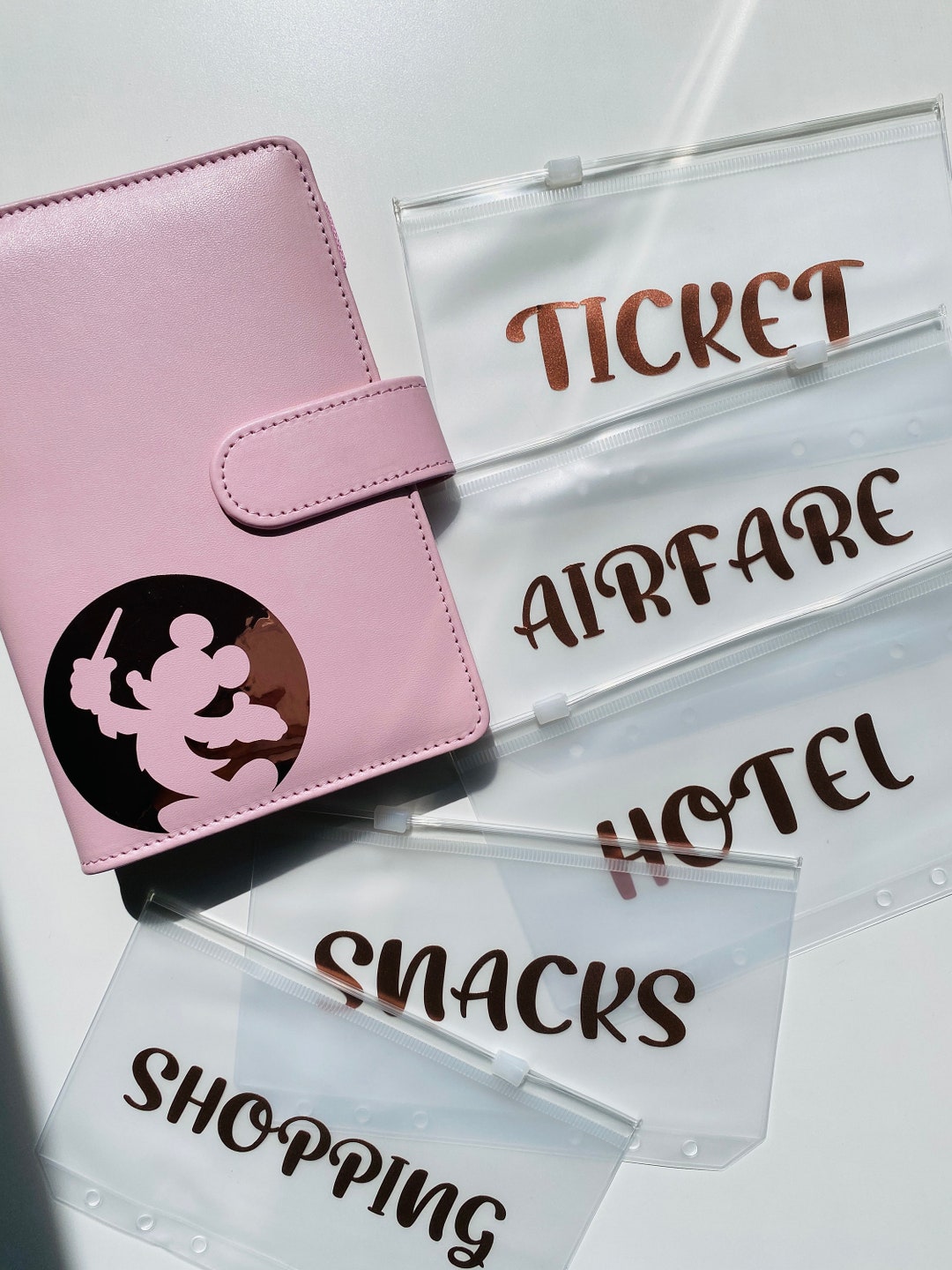 Disney Budget Binder Theme Park Disneyland Disneyworld Mickey Sinking ...