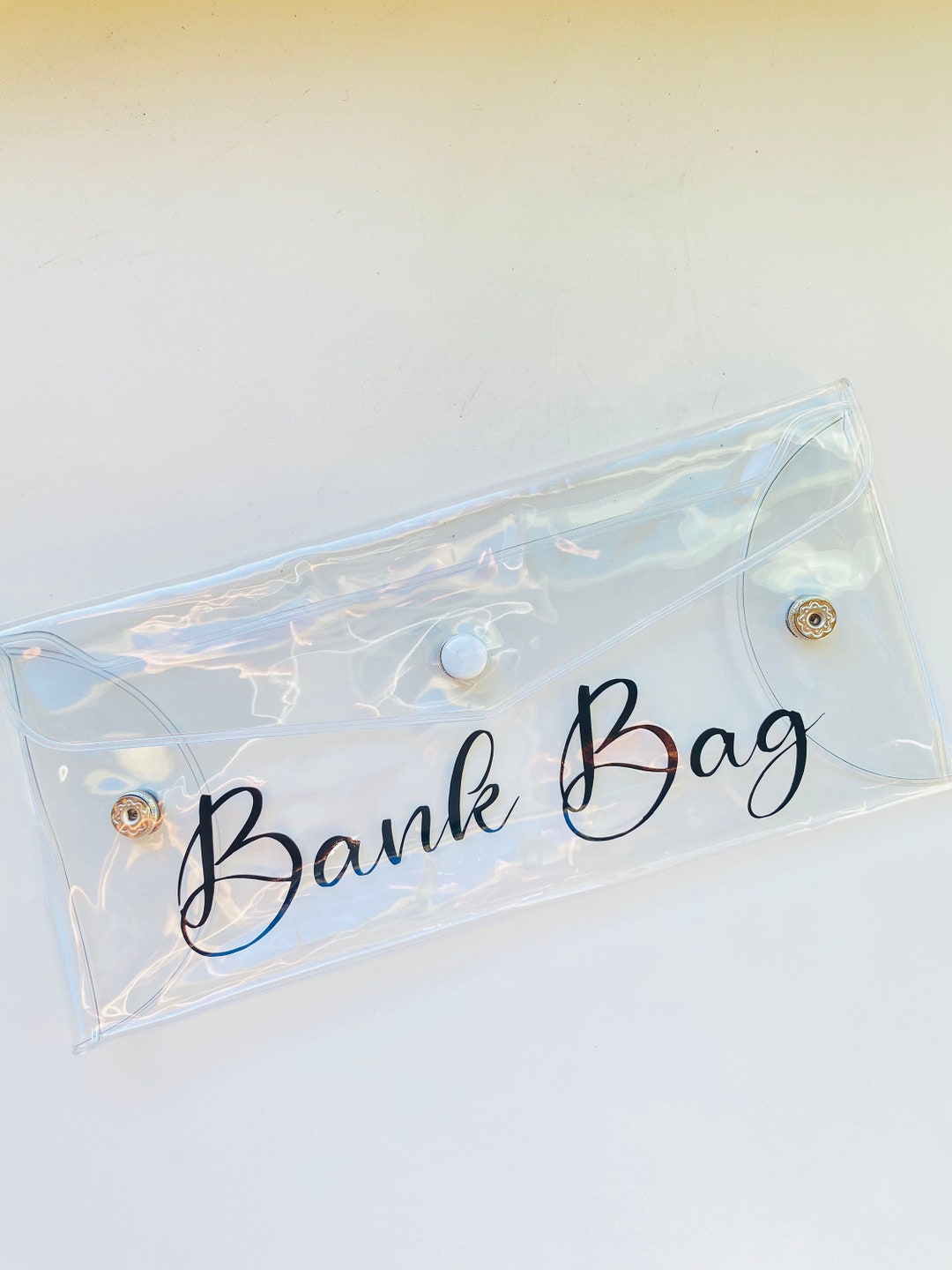 Bank Bag Money Pouch Organizer Transparent Sinking Fund Pouch Envelope ...