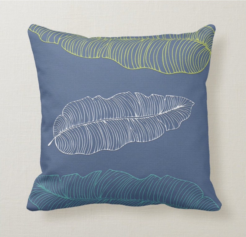 Green Teal White Throw Pillow Mix and Match Indoor Outdoor | Etsy