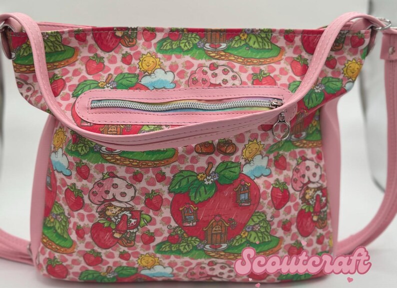 Strawberry Shortcake Inspired Hobo Bag - Etsy