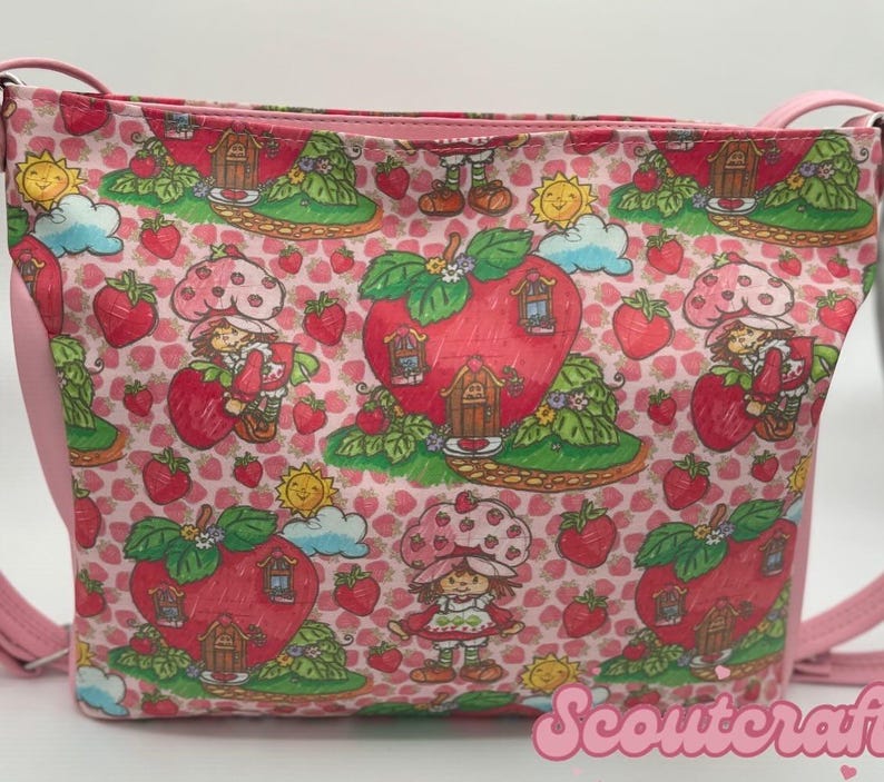 Strawberry Shortcake Inspired Hobo Bag - Etsy