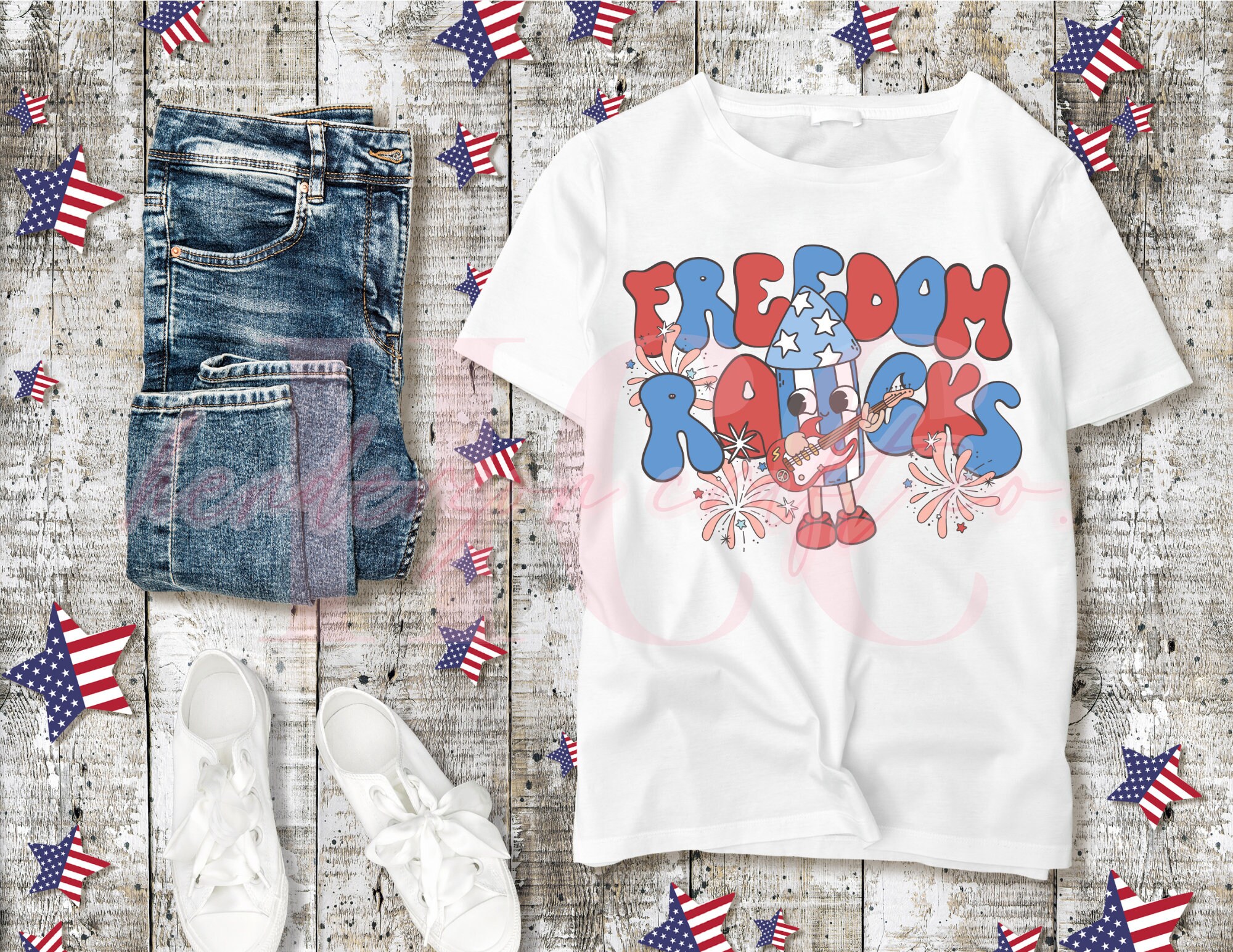 Freedom Rocks Png, 4th of July Png, Freedom Rocks Sublimation Design ...