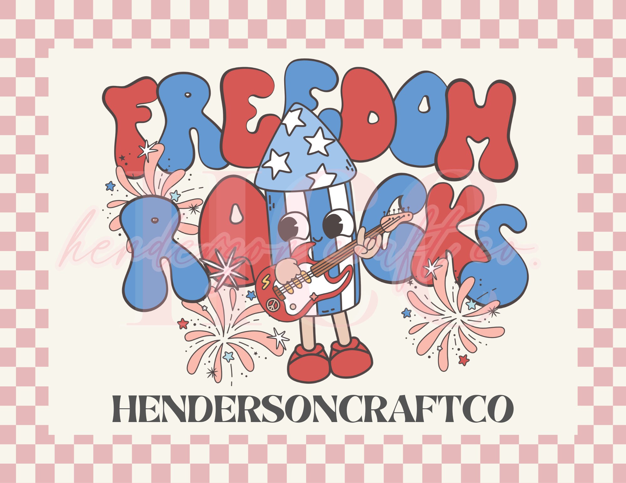 Freedom Rocks Png, 4th of July Png, Freedom Rocks Sublimation Design ...