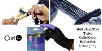 Curlrev Detangling and Styling Tool - Great for Curly Styles Including ...