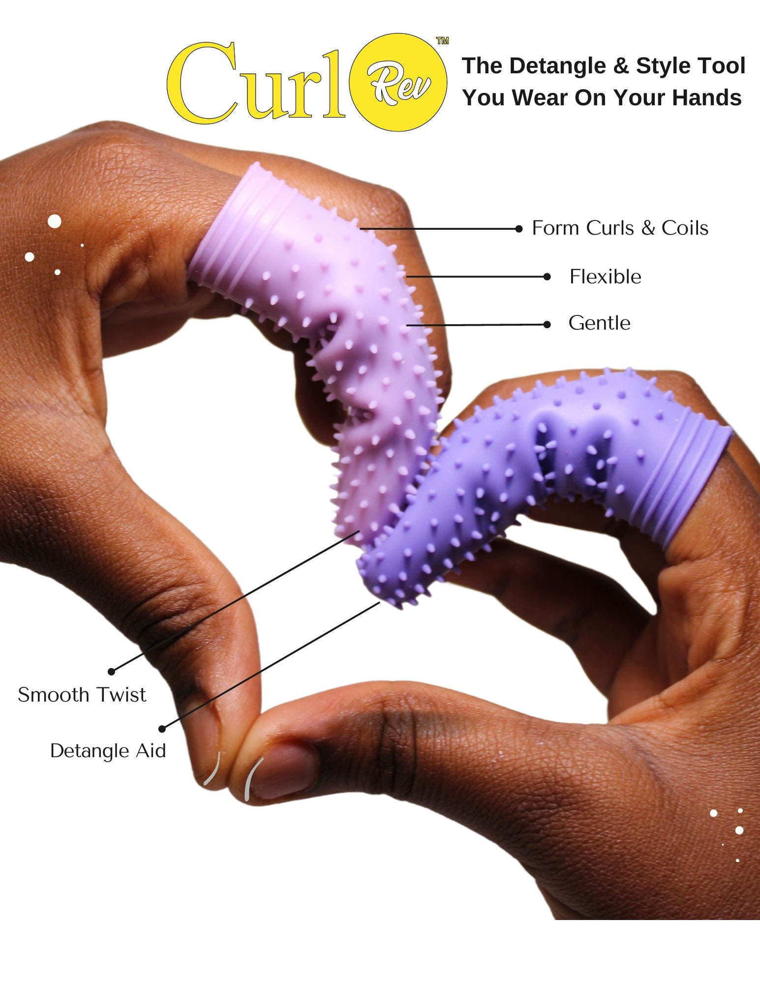 Detangler & Styling Tool for Textured Natural Hair Care Journey, Great ...