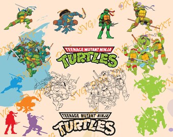 Ninja turtle clipart | Etsy