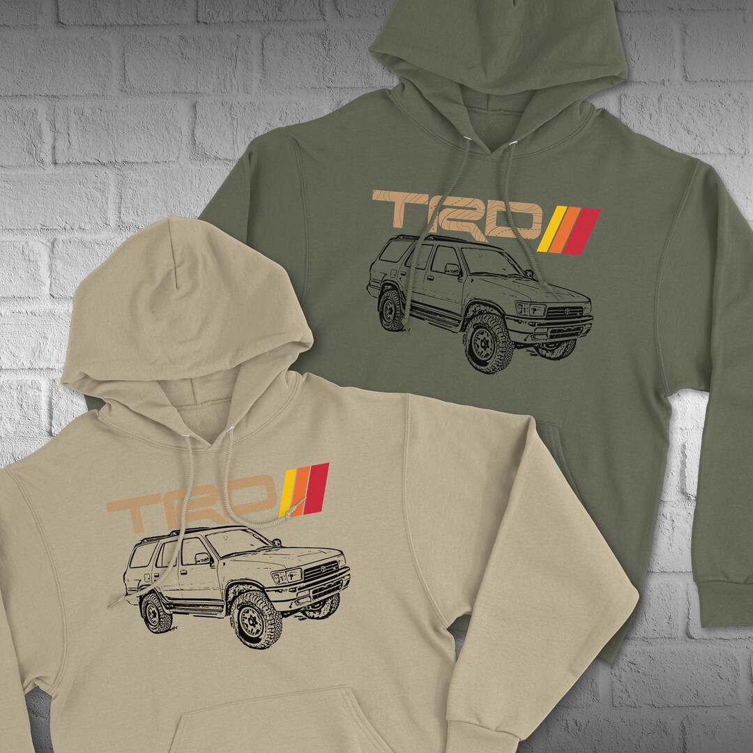 Toyota 4runner 2nd Gen TRD Hoodie: Heritage Stripes Sweatshirt - Etsy