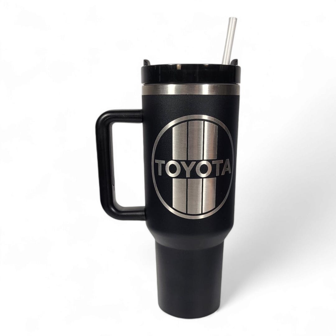 Vintage Style Toyota 40oz Laser-engraved Tumbler / Travel Mug - Etsy