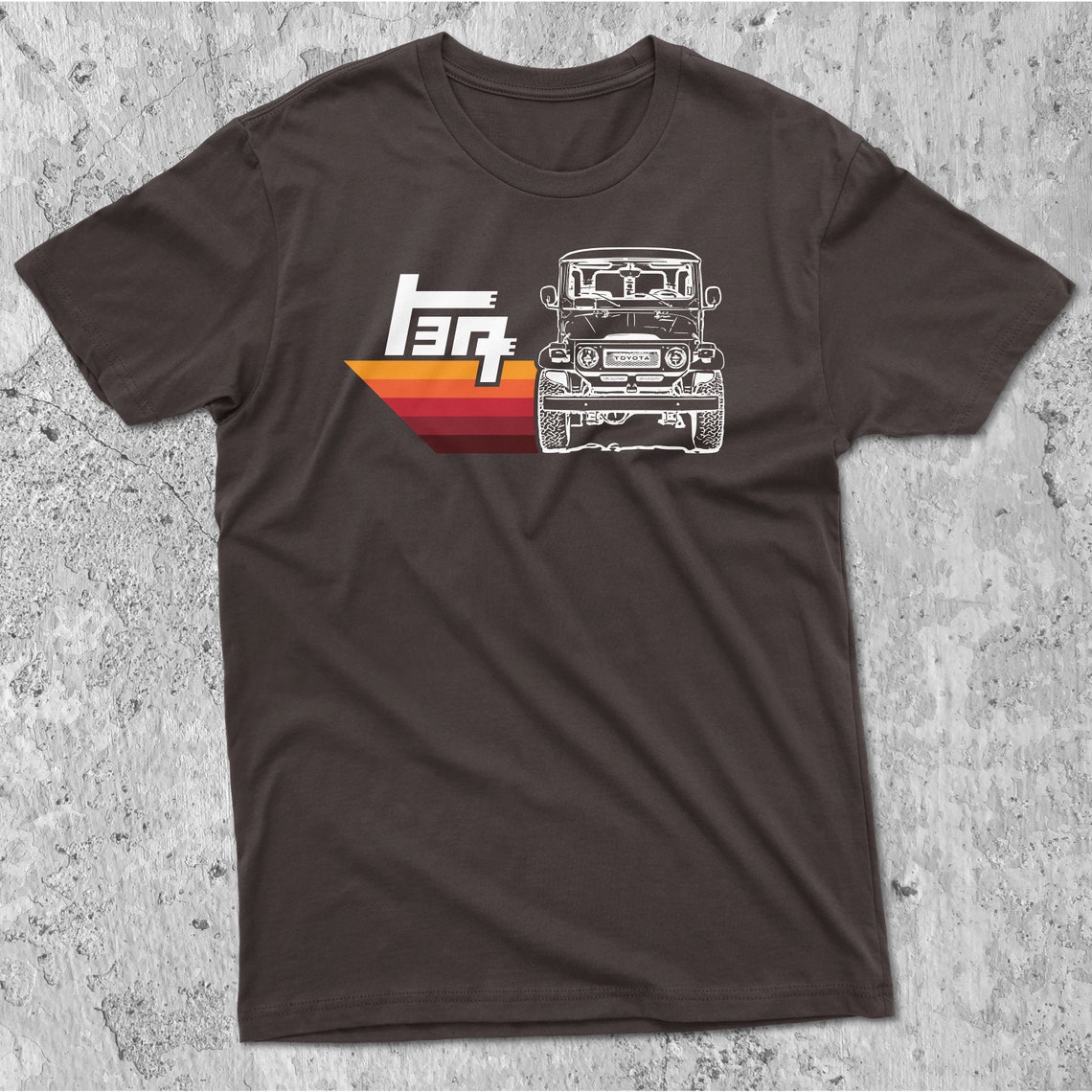 Toyota Land Cruiser FJ40 Heritage Stripes T-shirt - Etsy