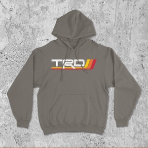 Toyota TRD Classic Lines Logo Heritage Stripes Hoodie Hooded Sweater ...