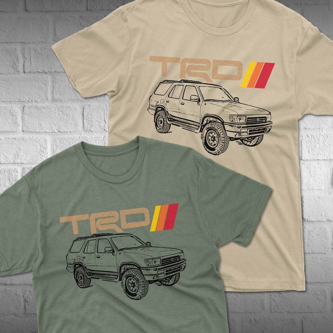 Toyota 4runner 2ND Generation TRD Topographic Lines Heritage Vintage ...