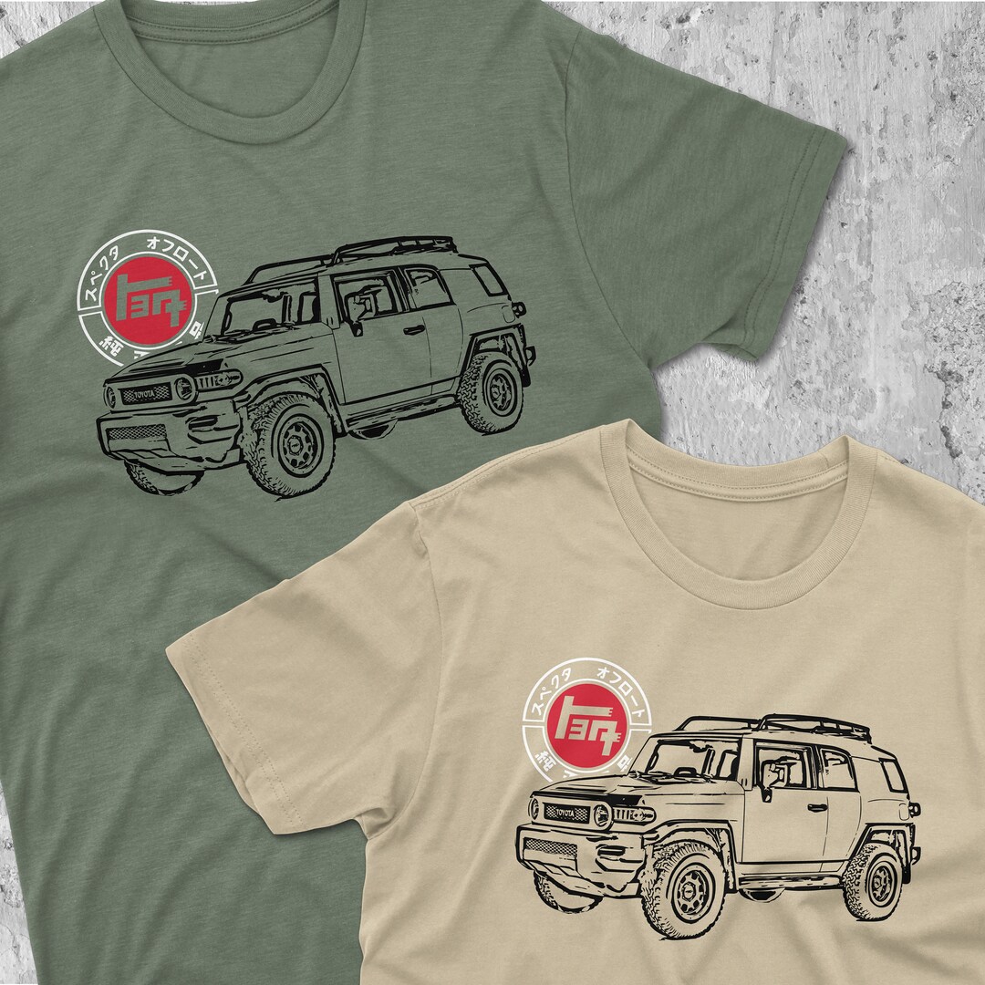 Toyota FJ Cruiser TEQ Heritage Vintage Style Logo T-shirt - Etsy