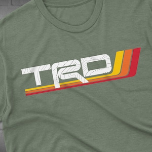 Toyota TRD Topo Lines Heritage Classic Stripes Logo T-shirt 4runner ...